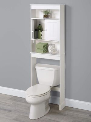 15 Easy Over the Toilet Storage Ideas To Help You Keep Everything In Place